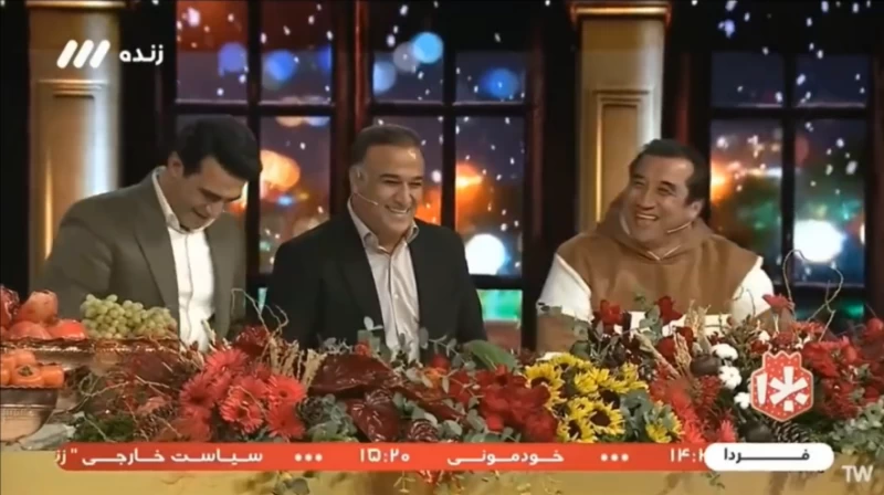 جواد خیابانی این دفه روی آنتن زنده حادثه آفرید فقط واکنش خداداد عزیزی😂
