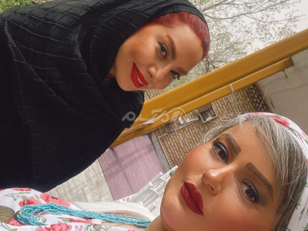 عکس جدید نعیمه نظام دوست در باغ بسیار زیبا!