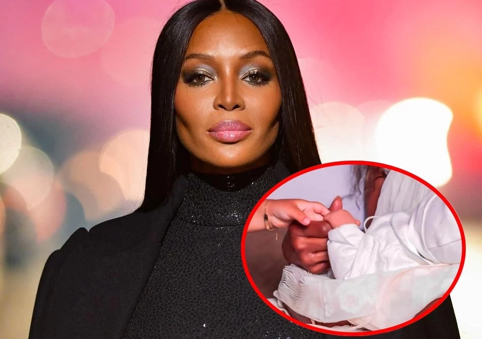 نائومی کمپل سوپرمدل ۵۳ ساله صاحب دومین فرزندش شد!